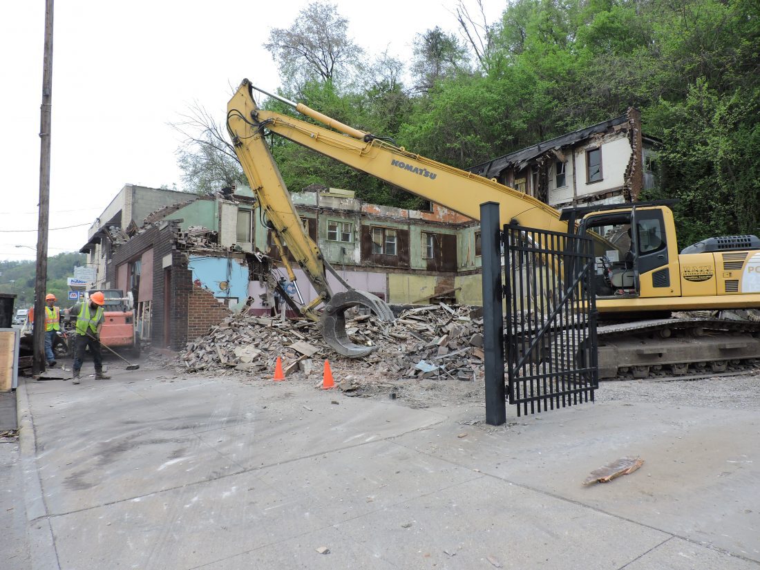 Demolition of old law office building is underway | News, Sports, Jobs ...